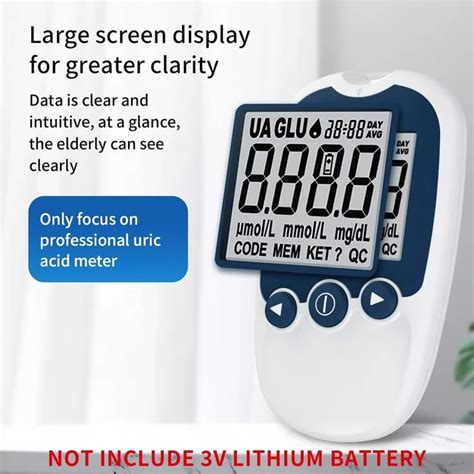 Urit 2 In1 Uric Acid Meter Blood Glucose Monitor Test Strips And Fast