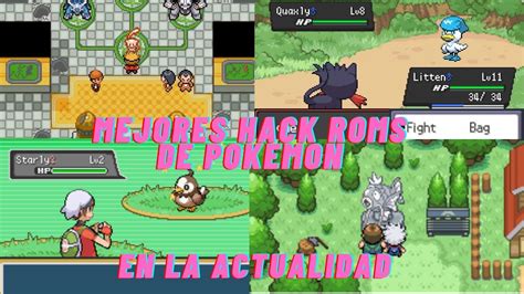 TOP 5 MEJORES HACK ROMS DE POKEMON COMPLETOS PARA GBA YouTube