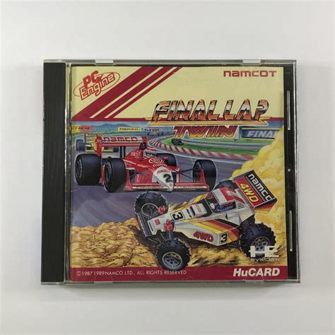 【全体的に状態が悪い】pc Engine Pcエンジン Pce Huカード ファイナルラップツイン Namcot ナムコット ナムコ 説明書難