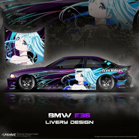 Bmw E36 Itasha Livery Design Futuristic Cars Car Wallpapers Car