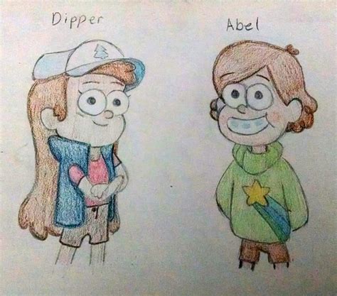 Dipper And Abel Gravity Falls Genderbend Genderbend Smurfs Art