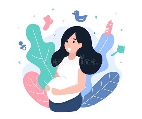 Bad Foods While Pregnancy Infographic Elements Pregnant Woman And