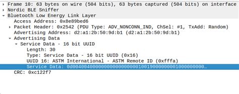 Dissector For Bluetooth · Issue 5 · Opendroneidwireshark Dissector