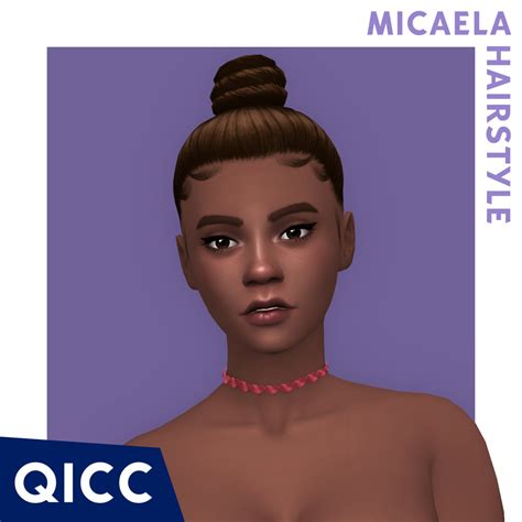 Quirky Introvert CC Vivian Hair A Short Straight Hairstyle With Baby