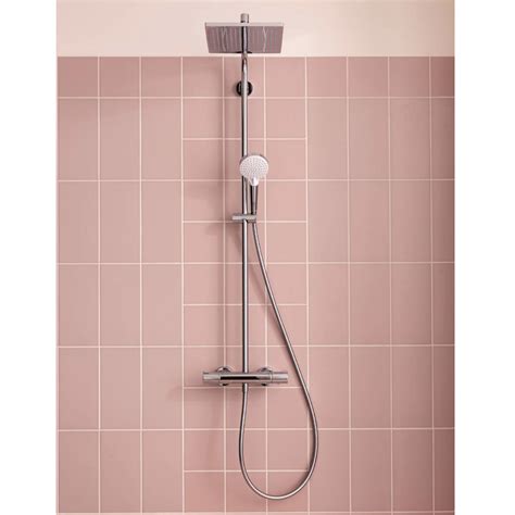 Hansgrohe Crometta E Showerpipe 240 Renaissance Bathrooms