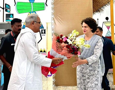 Chhattisgarh Chief Minister Bhupesh Baghel Welcomes Congress General
