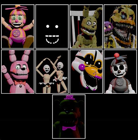 Fnaf Ucn Dee Dees Roster Sfm Poster By Jacktheartist2006 On Deviantart