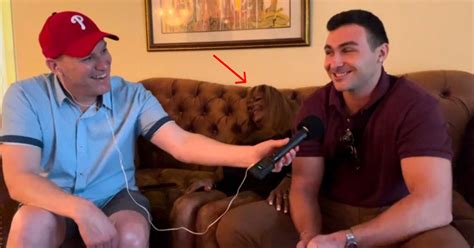 A Viral Photo Shows Tan Mom Blending Into Leather Couch