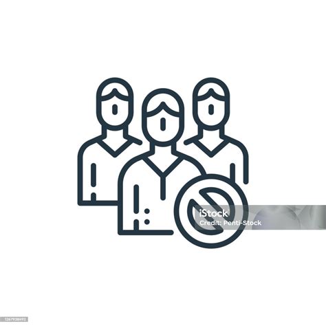避免在白色背景上隔離的人群向量圖示大綱 細線避免人群圖示的網站設計和移動 應用程式開發細線避免人群輪廓圖示向量圖示向量圖形及更多2019圖片