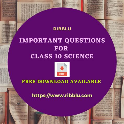 Important Questions For Class 10 Science Artofit