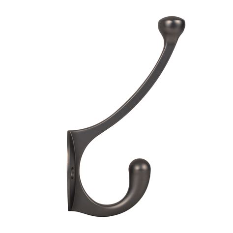 Ryland Hooks Collection Bergen Hook 5 916 In Ash Gray By Top Knobs