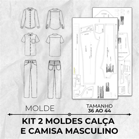 Kit 4 Moldes De Blazer Tamanho 36 Ao 54 By Wania Machado Maximus