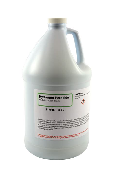 Hydrogen Peroxide 6 Lab Grade 3 8l Nebraska Scientific
