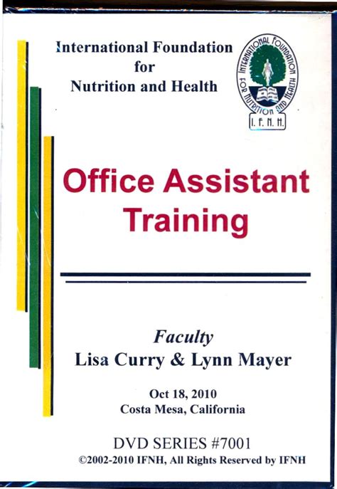 Office Assistant Training Ifnh