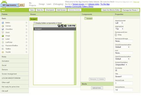 Getting Started With Mit App Inventor