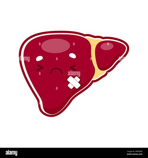 Sad Liver Cartoon