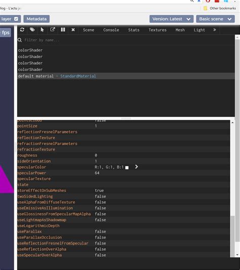 Updates For Inspector Issue Babylonjs Babylon Js Github