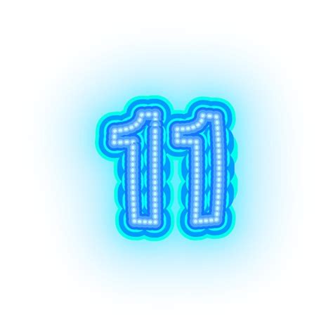 Premium Photo Blue Neon