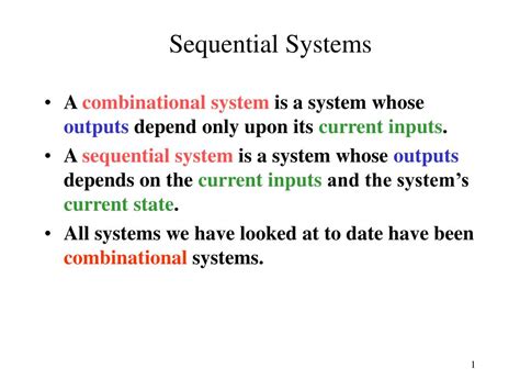 PPT Sequential Systems PowerPoint Presentation Free Download ID