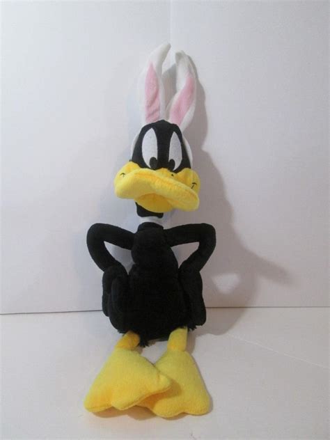 Daffy Duck Looney Tunes Plush With Bunny Ears 15 1913541677