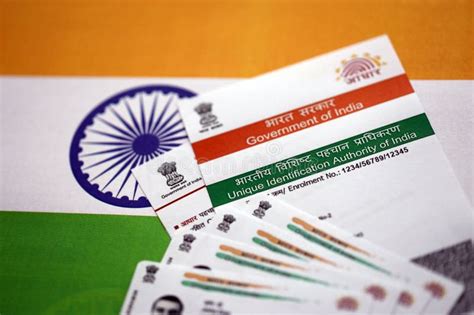Indian Aadhaar Card From Unique Identification Authority Of India On
