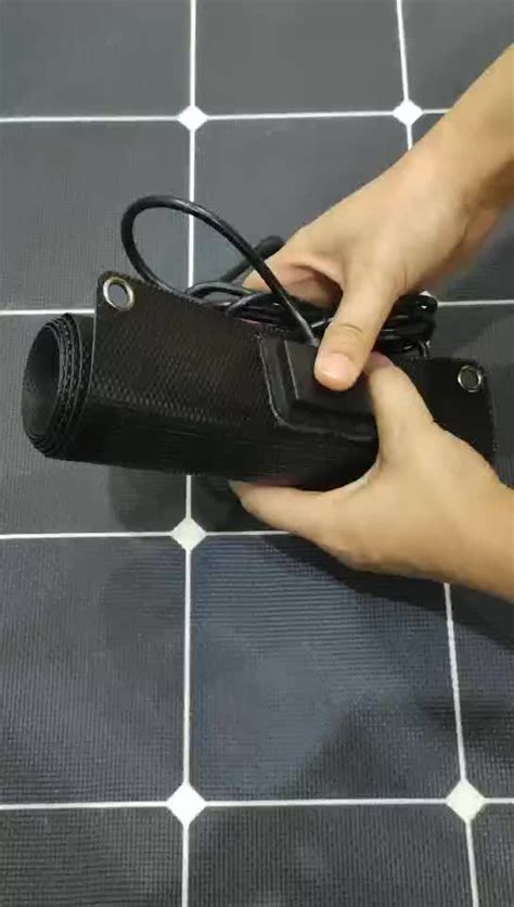 GIGS柔性太阳能板全柔性薄膜太阳能发电板 360度卷轴型超薄电池板 阿里巴巴