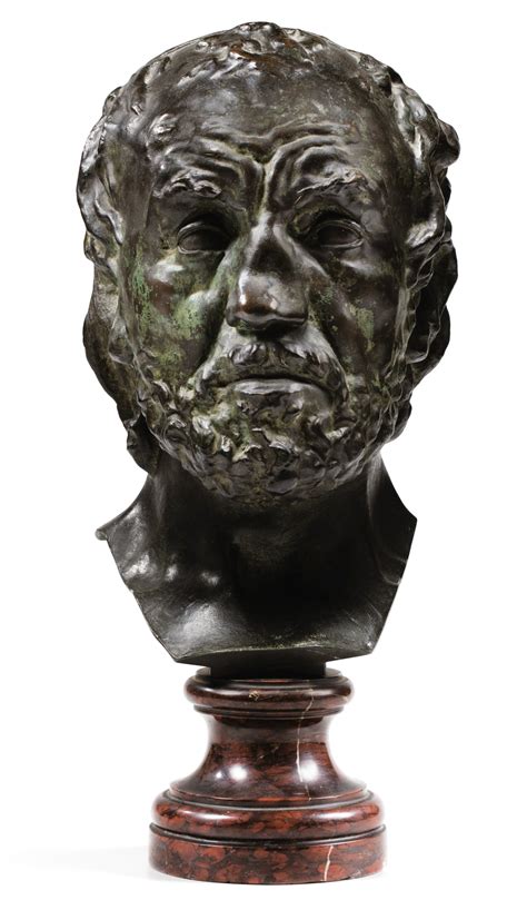 Auguste Rodin MASQUE DE L HOMME AU NEZ CASSÉ VERSION DITE TYPE I