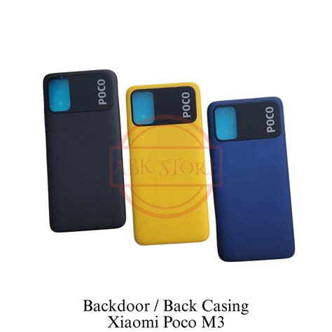 BACKDOOR XIAOMI POCO M3 TUTUP BELAKANG BACK CASING HOUSING XIAOMI POCOPHONE POCO M3 Lazada