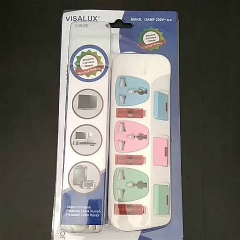 Jual V263e Visalux Ex Kabel 3 Port X 13a X 2 5 5m Multi Visalux V263e Warna Warni Shopee