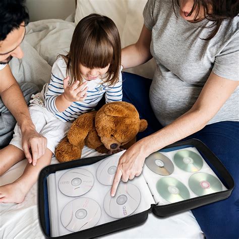 Cd Carrying Case Portable 320 Capacity Heavy Duty Cd Storage Case Cd