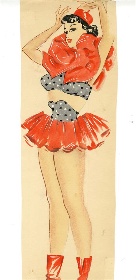 Bonhams Ronald Cobb British 1907 1977 Two Original Costume Designs