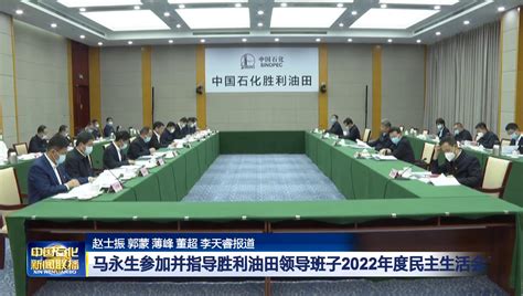 马永生与沙特阿美总裁兼首席执行官纳瑟尔举行会谈中国石化网络视频
