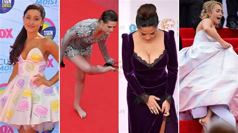 Celebridades Que Tuvieron Pequeños “accidentes” En La Alfombra Roja