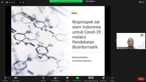 Lewat Pendekatan Bioinformatika Dosen Ftui Teliti Alternatif Obat