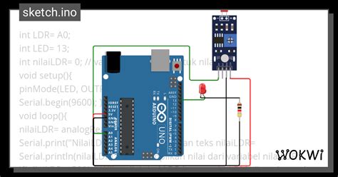Ldr Wokwi Esp32 Stm32 Arduino Simulator