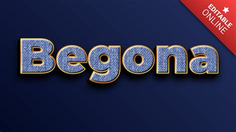 Begona Generador De Efectos De Texto Textstudio