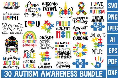 Autism Svg Autism Svg Bundle Autism Graphic By Svgdesignrocket