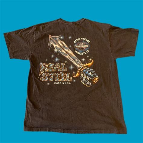 Vintage Harley Davidson Real Steel Shirt Gem