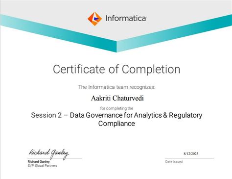 Aakriti Chaturvedi On Linkedin I Have Completed The Informatica Cloud