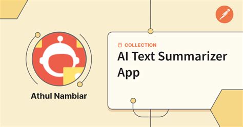 ai text summarizer app text summariser postman api network