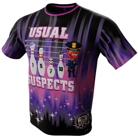 Unusual Suspects Starlight Bowling Jersey Uba Apparel