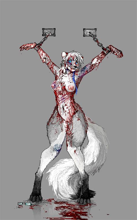 Rule 34 Anthro Blood Bodily Fluids Breasts Captured Chains Cuff