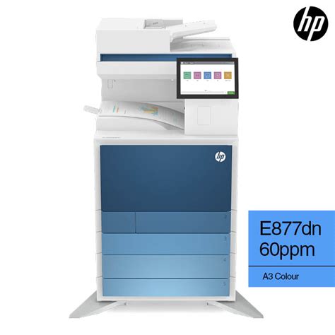 Hp Color Laserjet E87760dn A3 Multifunction Printer 60ppm