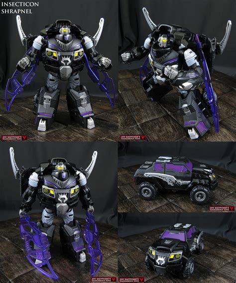 Transformers Prime Insecticon Shrapnel Figure By Jin Saotome On Deviantart