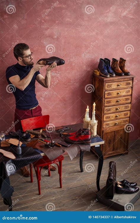 Man Defects On The Leather Surface Stock Image Image Of Expertise Leather 140734337