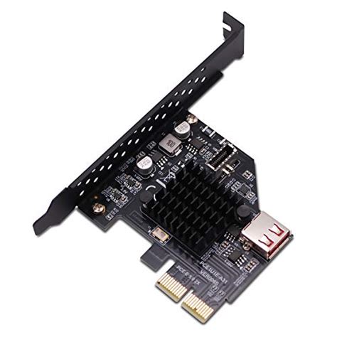 EZDIY FAB USB Gen Internal Pin Front Panel Connector Expansion Card Gbit S USB PCI