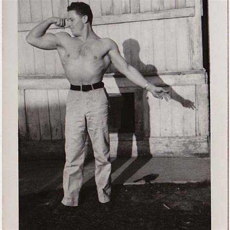 Western Photo Guild Vintage Photo Jim Dardanis In Posing Strap Homobilia