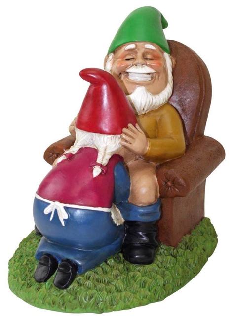 Naughty Cheeky Garden Gnome Decorative Ornament Funny Figure Great Ts Ideas Ebay