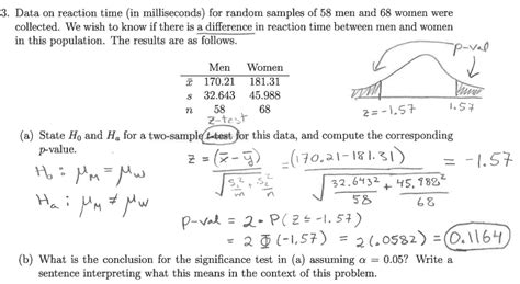 Solved Just Need A Walkthrough On How The P Value Is Found Chegg