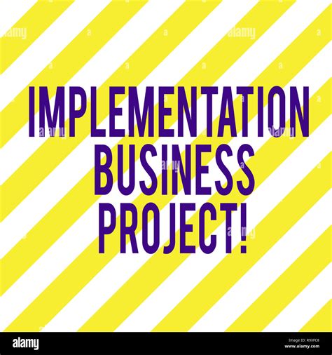 Word Writing Text Implementation Business Project Business Concept For